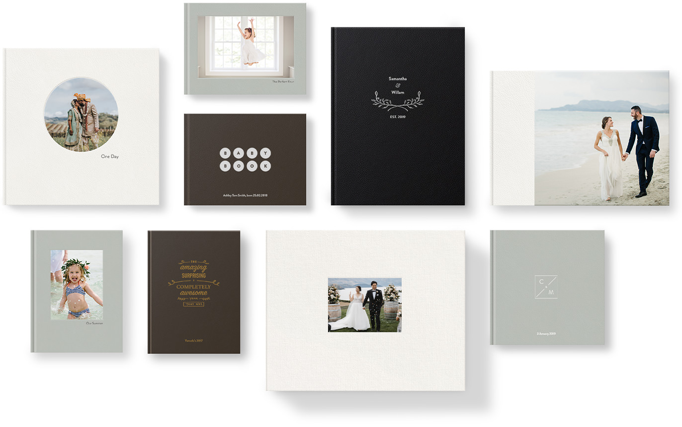 Leather Photo Albums - Leather Bound Albums - MILK Books